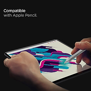 Spigen Tempered Glass Screen Protector GlasTR Slim Designed for iPad Pro 11 inch M2 (2022) / iPad Pro 11 inch (2021/2020/2018) / iPad Air 5 (2022) / iPad Air 4 (2020) 9H Hardness/Case-Friendly
