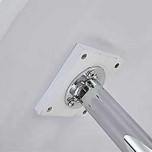 Ginxesh White Round Marble Dining Table for 4,45'' Modern Imitation Marble Grain Top Kitchen Table with 4 Metal Legs,Circle Dinner Table for Dining Room,Living Room,Home,Office