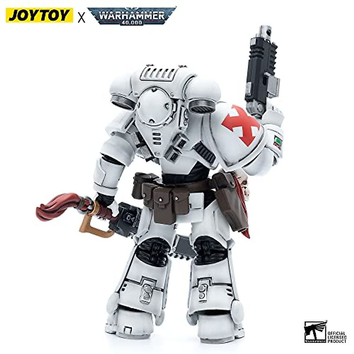 JOYTOY Warhammer 40k Mecha 1/18 Action Figures Joy Toy Model Toys-White Scars Assault lntercessor Brother Batjargal