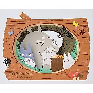 Ensky - My Neighbor Totoro - Totoro in Log, Paper Theater Craft