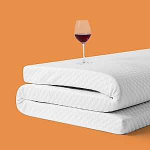 ORTHOMTEX 3 Inch Cooling Gel Memory Foam Mattress Topper Full Size Bed,Removable Soft Cover, Comfort Body Support - Pressure Relief