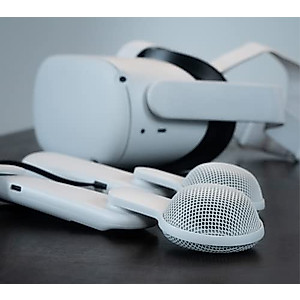 Logitech Chorus VR Off-Ear Headset for Meta Quest 2, Designed for Gaming and VR Fitness, Lightweight, Open air immersive Audio, flip to Mute, USB-C passthrough - White