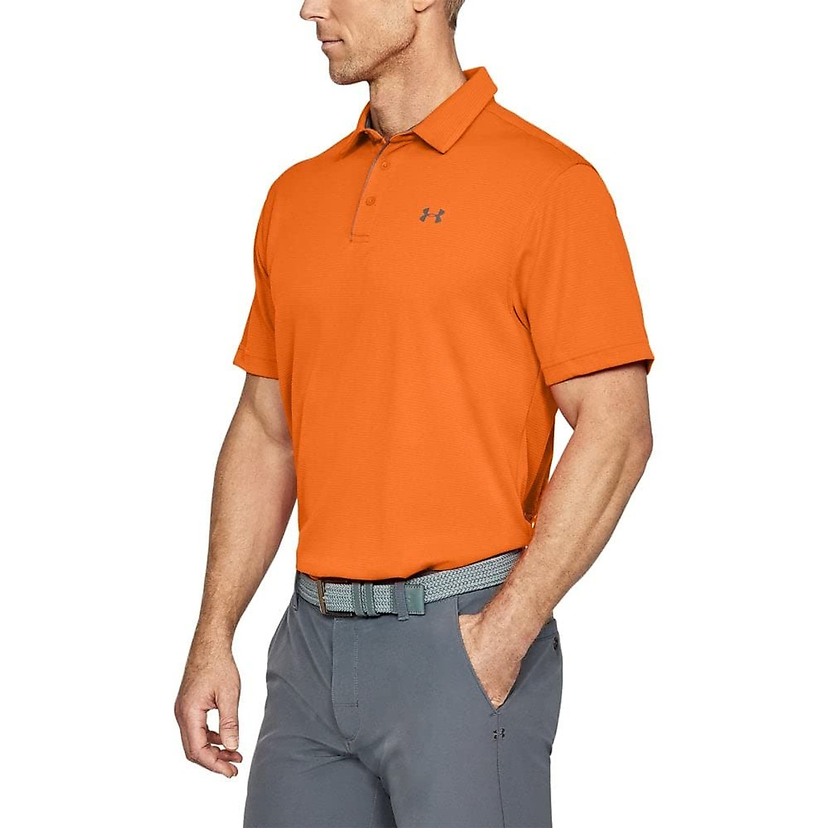 Under Armour Men's UA Tech Polo LG Orange
