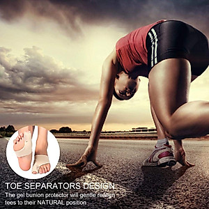 1 Pair Bunion Corrector, Bunion Corrector Bunion Relief Protector Sleeves Kit Hallux Valgus splint night splint socks Hallux correction Bunion