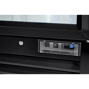 Kratos Commercial Display Refrigerator- Swing Glass 2 Door Merchandiser- 54" W 48 cu ft (69K-720)