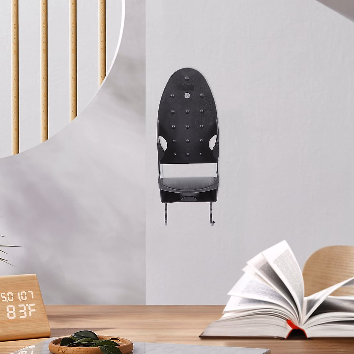 Iron Storage Rack Electric Iron Hanger Ironing Board Shelf Two-in-one Iron Holder Ironing Board Rack Iron Holder Wall Mount Ironing Board Hanger Electric Iron Holder