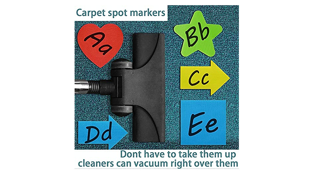 Carpet Markers - Multi-Color 5 Styles for Classroom & Activities