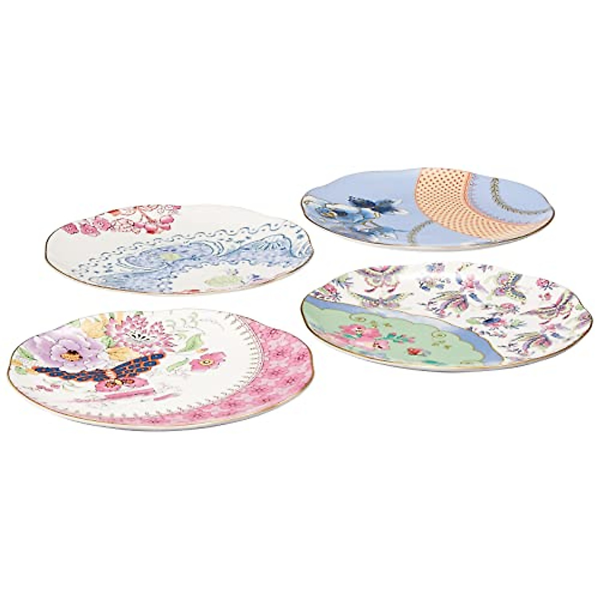 Wedgwood Butterfly Bloom Plates, Set of 4