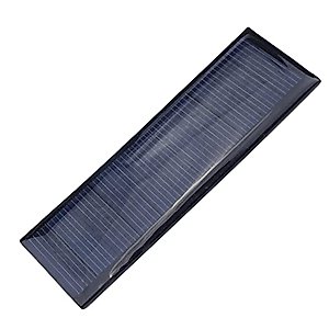 Fielect 5.5V 50MA Polycrystalline Mini Power Small Solar Panel Module DIY for Light Toys Charger 90x30mm，1Pcs
