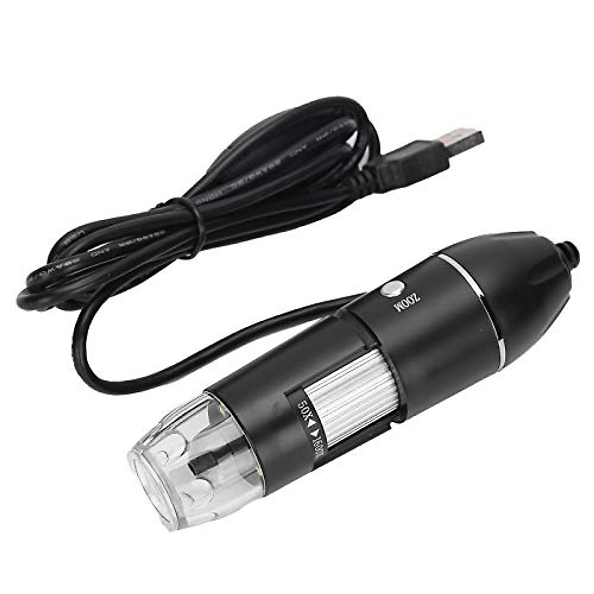 CiCiglow Digital USB Microscope 1600X 8LED Portable Digital Electronic Microscope with Stand Compatible for Windows 7, for Windows 10/10.13