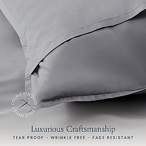 BELADOR Viscose Bamboo Sheets Queen - Silky Luxury Bed Sheets Cooling Sheets Set - Soft Satin Bed Sheet Set - 16 Inch Deep Pocket - Hotel Sheets Bedding Set Flat Sheet + Fitted Sheet + 2 Pillowcase