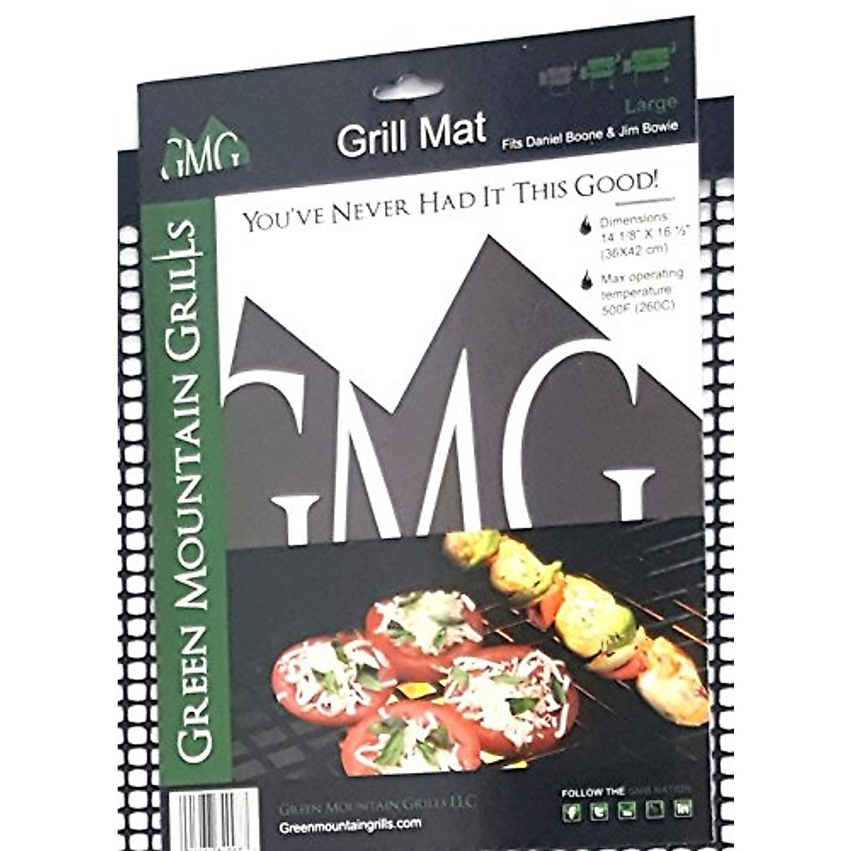 GMG GMG-4018 Large Grilling Mat, 14 1/8 x 16 1/2 inches