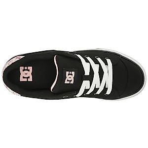 DC Women's Chelsea Low Top Casual Skate Shoe, Pink/Raspberry, 8.5