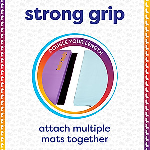 Flybar Tumbling Mat – Gymnastics Mat, Easy to Clean Gym Mat, Sturdy, Foldable Tumbling Mat for Kids, Padded, Lightweight, Portable, Carrying Handle, Gymnastics Equipment for Activity Play, Original