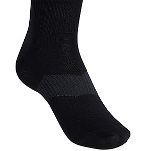 adidas Metro Soccer Socks (1 Pair) Discontinued, Black/Night Grey/White/5, Small