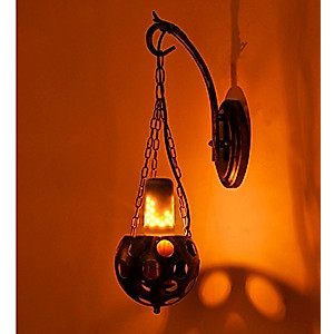 MINTSSOUL LED Flame Effect Fire E26 Light Bulbs,Creative with Flickering Emulation Lamps,Simulated Nature Fire in Antique Lantern Atmosphere for Holiday Hotel/Bars/Home Decoration Restaurants