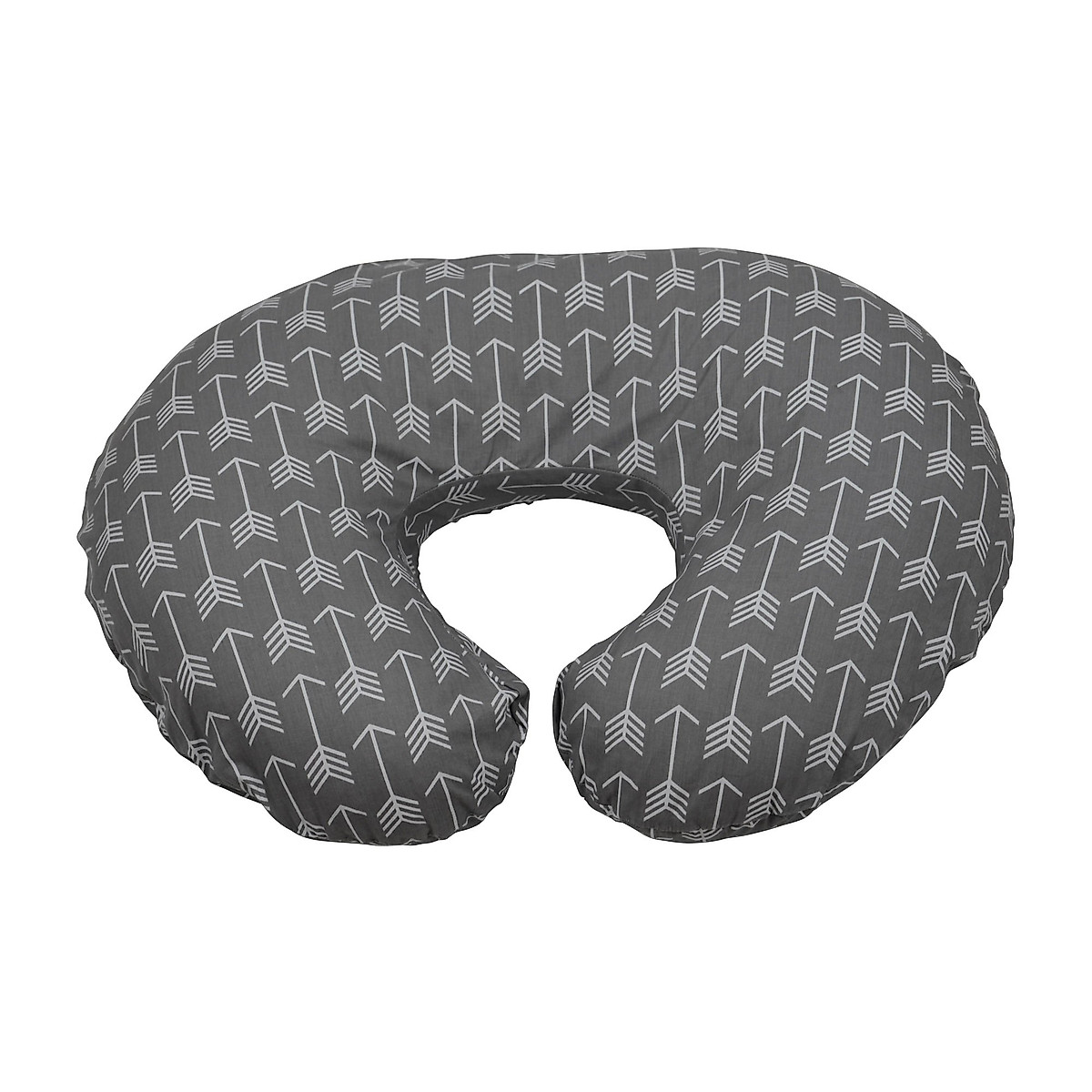 Adorology Nursing Pillow Slipcover, Gray Arrow Design, Maternity Breastfeeding Newborn Infant Feeding Cushion Cover Case, Baby Shower for New Moms