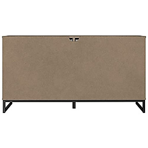 Signature Design by Ashley Neilsville Industrial Butcher Block Style Dresser, Natural Pallet Brown