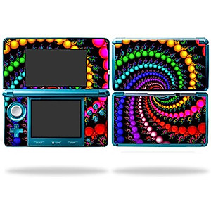 MightySkins Skin Compatible with Nintendo 3DS wrap Sticker Skins Trippy Spiral