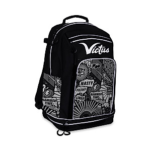 Victus Sports Victus DNA Baseball BAT Pack, Black/NOX, 13" W x 9.5" D x 19" H