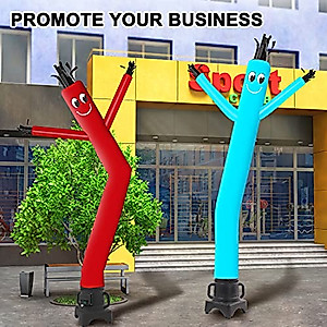 MOUNTO 8FT Fly Puppet Dancer with 1/3hp Blower Complete Set (RED)