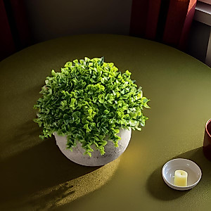 VeKker Stylishly Elevate Your Space with Artificial Potted Plants - Perfect for Home & Office Decor, Bathrooms, and Small Spaces