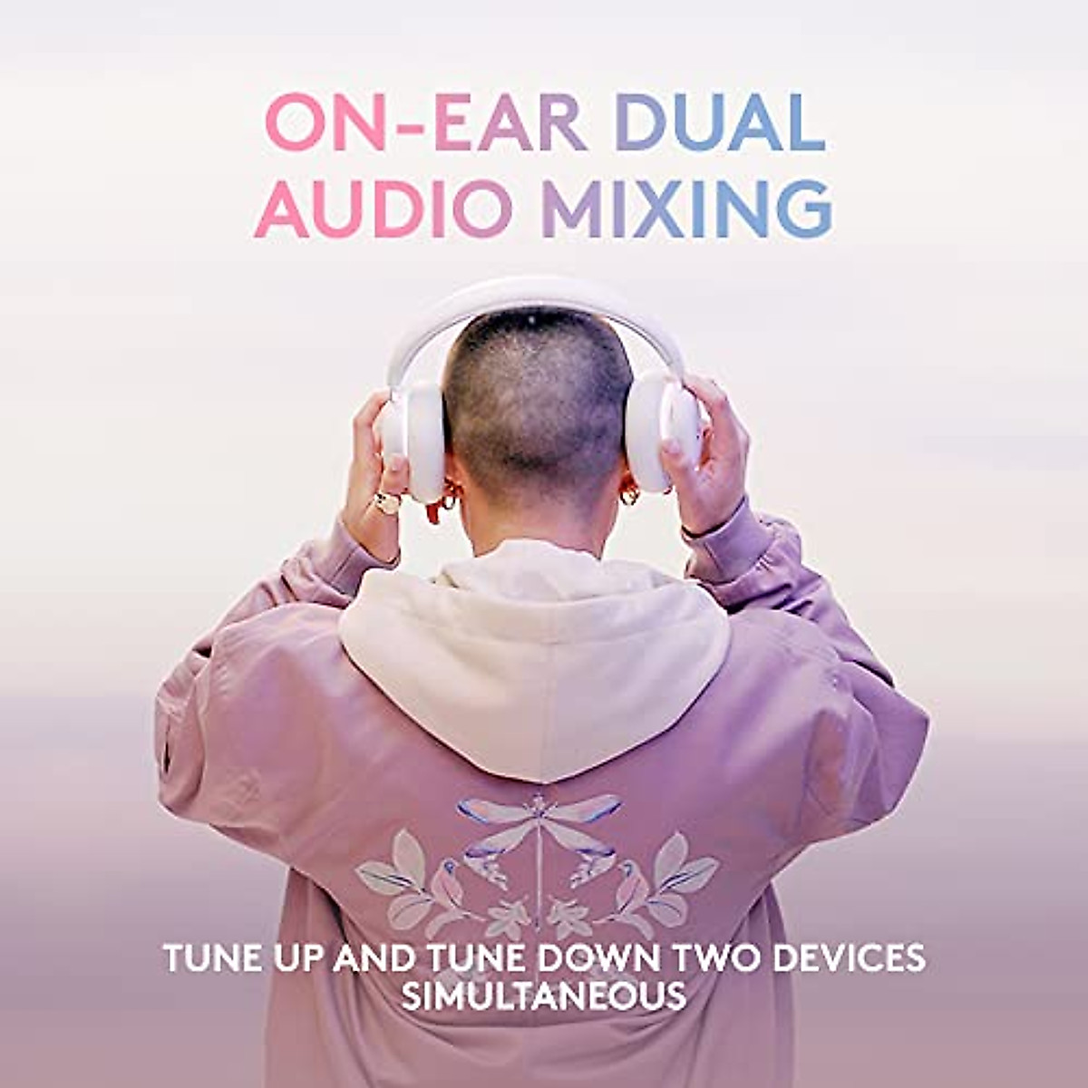 Logitech G735 Wireless Gaming Headset + G705 Mouse, Customizable LIGHTSYNC RGB Lighting, Lightspeed Wireless, Bluetooth, PC/Mac/Laptop - White Mist