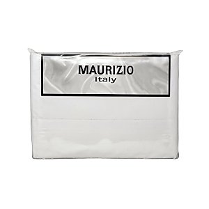 Maurizio Italy 3 Piece 100% Cotton Luxury Duvet Quilt Comforter Cover Set with an Embroidered Hemstitch Detail (King (U.S. Standard))