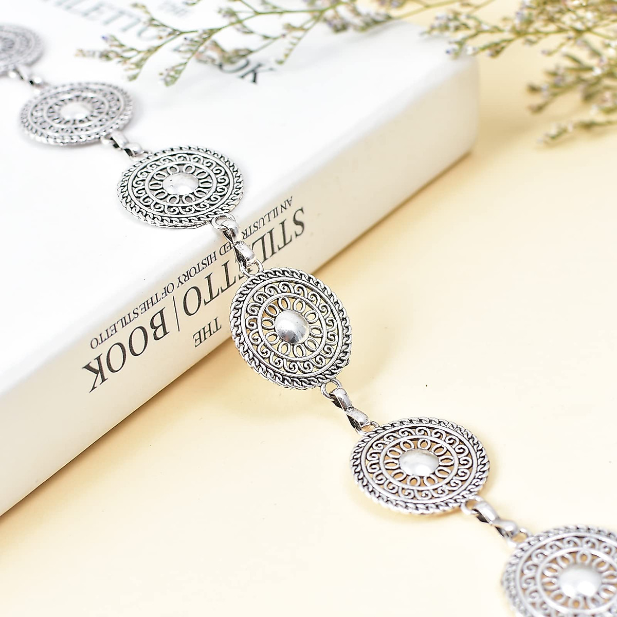 ILuvatar Fashion Metal Waist Chain Belt Blouse Dress Sweater Chain Belt U21