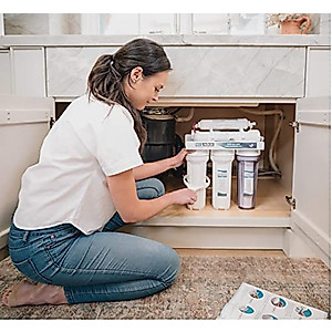 NU Aqua Platinum Series Reverse Osmosis Filtration System Replacement Filters Universal RO System Cartridges (1, Carbon Post Filter)