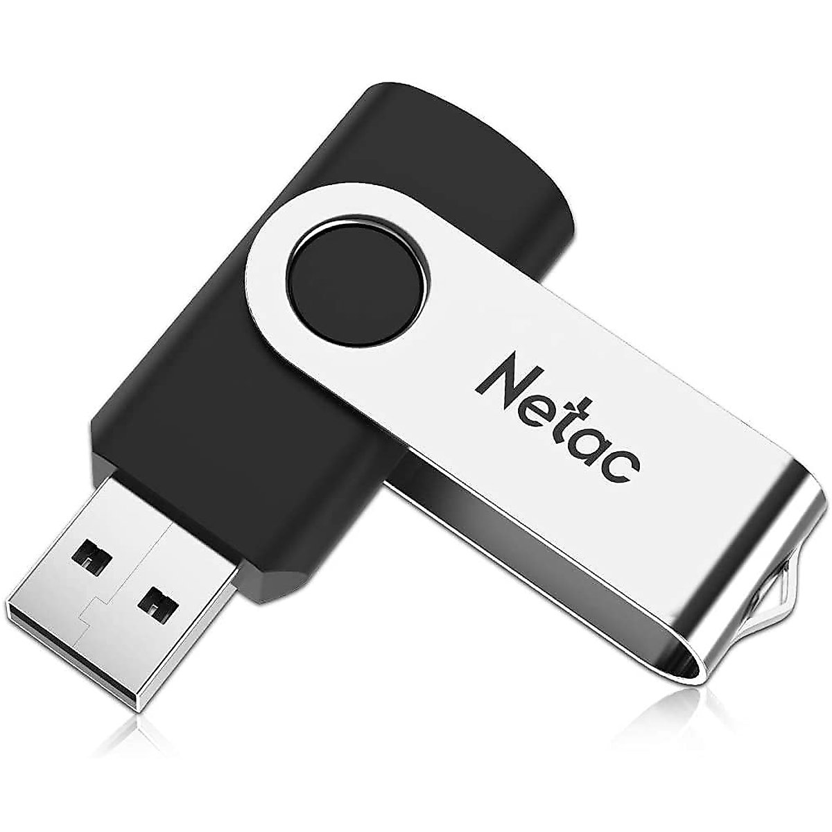 Netac 128GB USB Stick USB 3.0 Flash Drive, Up to 90MB/s, Thumb Drive for Data Storage, Pen Drive with Swivel Design, Memory Stick for External Storage Data/Computer/PC/Laptop/Sound