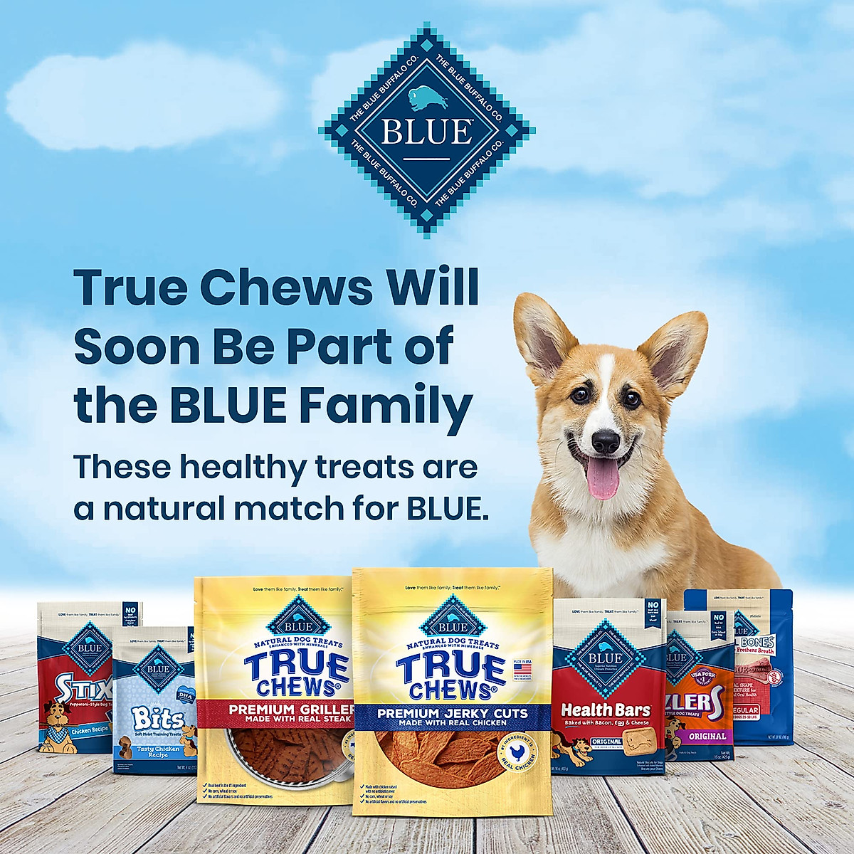 Blue Buffalo True Chews Sticks Natural Cat Treats, Chicken 3 oz bag
