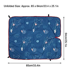 Baby Windproof Stroller Blanket Multifunctional Infant Rainproof Blanket Pram Stroller Polyster Warm Cover for Newborn Baby(85 * 64cm-Tropical)