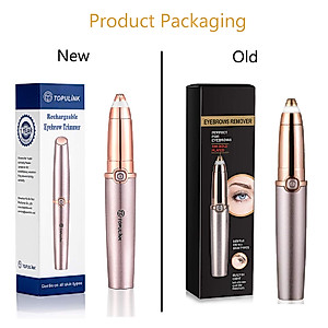 Rechargeable Eyebrow Trimmer Painless Precision Eyebrow Hair Remover Portable Electric Eyebrow Razor Tool for Women