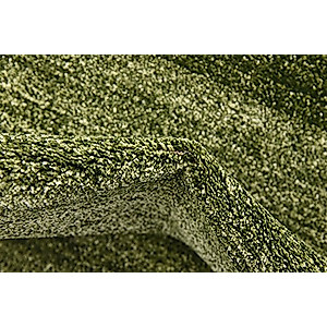 Unique Loom Del Mar Collection Area Rug-Transitional Inspired with Modern Contemporary Design, 3' 3 x 5' 3 Rectangular, Light Green/Beige