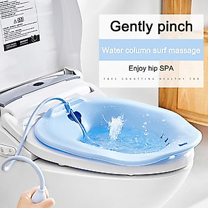 Portable Bidet for Toilet Bidet Bowl Toilet Seat Bidet Basin for Personal Washing Blue Bidets