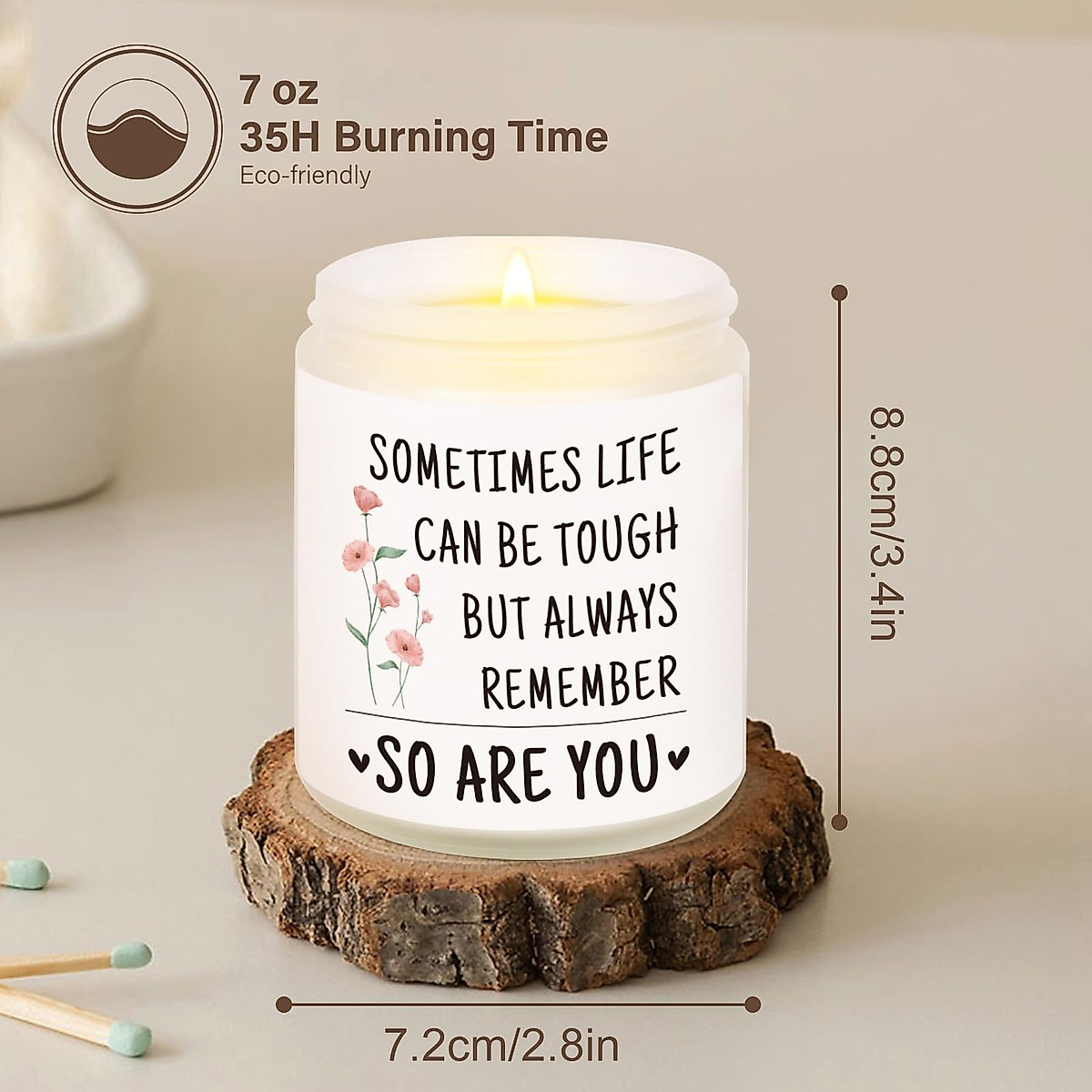 Cancer Care Gifts for Women, Breast Cancer Gifts for Woman, Cheer Up Gifts, Get Well Gifts, Cancer Comfort Gifts, Thinking of You Gifts, Inspirational Gifts for Women After Surgery(7oz)