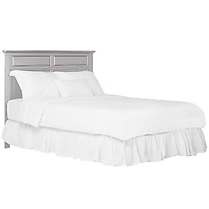 Dream On Me Fairview 4 in 1 Convertible Crib in Metallic Grey, JPMA Certified, 3 Mattress Height Settings, Built of Durable & Sustainable Pinewood