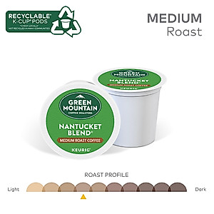 Green Mountain Coffee Roasters Nantucket Blend, Single-Serve Keurig K-Cup Pods, Medium Roast Coffee Pods, 48 Count