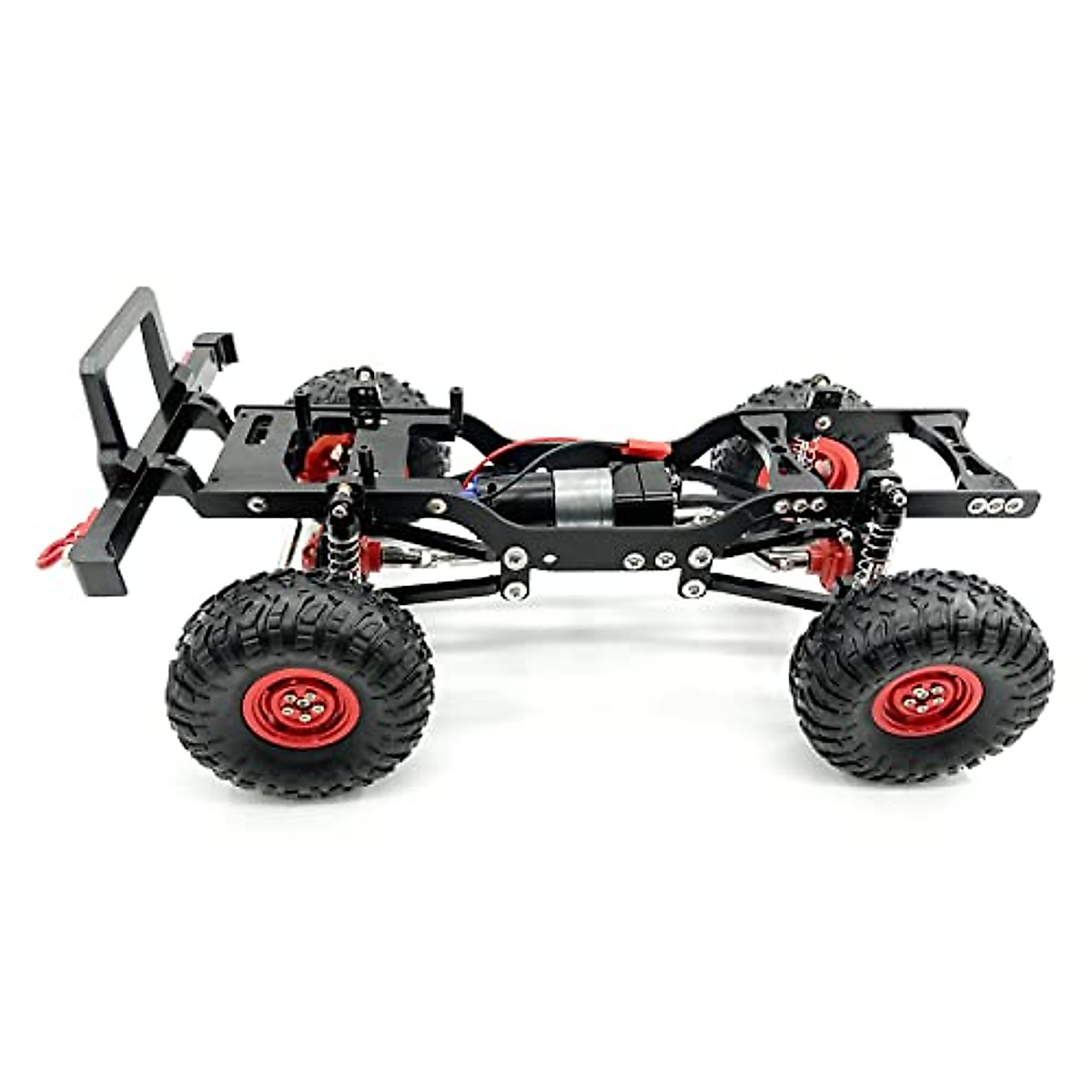 ShareGoo Metal RC Body Chassis Frame 1/12 4WD Frame Kit Compatible with 1/12 MN D90 D91 D96 MN98 MN99S RC Car (Black)
