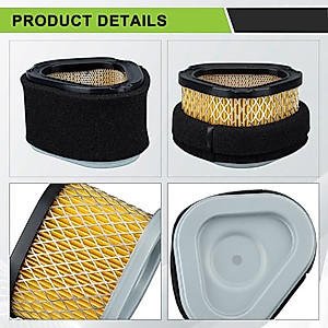 Harbot 12 083 05-S 12 883 05-S1 Air Filter with 12 083 08-S Pre-cleaner Spark Plug for Kohler Command Pro CV11 CV12.5 CV13 CV14 CV15 CV16 Engine JD GY20574 M92359 AM121608 AM123553 Lawn Mower
