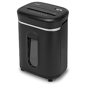 Aurora Anti-Jam 14-Sheet Crosscut Paper/CD and Credit Card Shredder/with 6-Gallon pullout Basket 120 Minutes Continuous Run Time