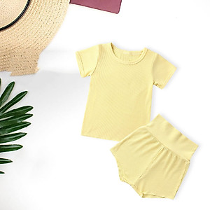 TBUIALL Baby Clothes Toddler Girl Toddler Sports Shirt Ropa De Bebe Elegante Nina 6 Month Birthday Outfit Girl Baby Valentines Day Outfit Boy Infant Girl Long Sleeve Romper (Red, 3-4 Years)