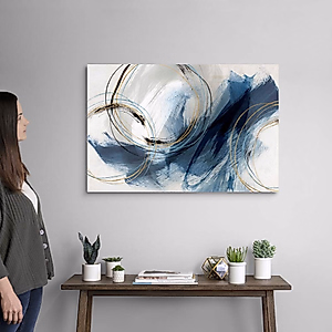 CANVAS ON DEMAND Detour Canvas Wall Art Print by Isabelle Z, Contemporary,abstract, Home Decor, Artwork, 36"x24"