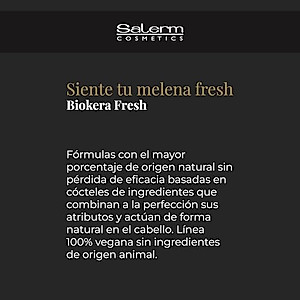 Salerm - Deep Repair Hair Mask - Biokera Fresh Yellow Shot Mask - 250 ml - Hydrates, Repairs, and Protects Hair - Anti-Frizz - Sulfate-Free and Paraben-Free