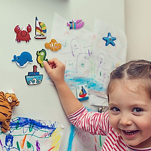 KOPADA Fridge Magnets for Kids Refrigerator Magnetic Baby Fridge Magnets for Toddlers 1-3 Animals Magnetic Toys Gift for Babies Child Safe Kids Magnets