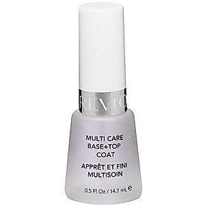 Revlon Multicare Base+ Top Coat Nail Polish, 0.5 Fl Oz