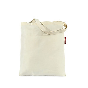 Saan Club 100% Cotton Tote Bags Bulk - Pack of 5 Canvas Tote Bags, Plain Lightweight Washable Foldable Canvas Grocery Bags, Reusable Shopping Bags for Groceries