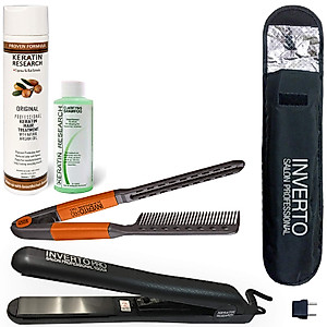 Complex Brazilian Keratin Blowout Hair Treatment 120ml Professional Results Straightens and Smooths Hair (KT 120ml (Keratin Treatment only)) Queratina Keratina Brasilera Tratamiento (VALUE KIT II)