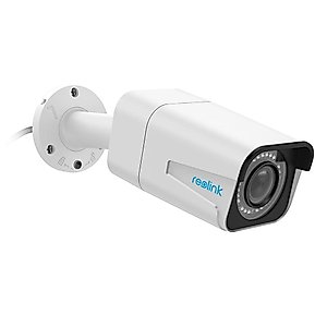 REOLINK 4K Security Camera Outdoor System, Surveillance IP PoE Camera with Human/Vehicle Detection, 100Ft 8MP IR Night Vision, Work with Smart Home, Up to 256GB microSD Card, RLC-810A-Renewed